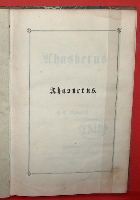 Ahasverus af H.C. Andersen | H.C. Andersen Information